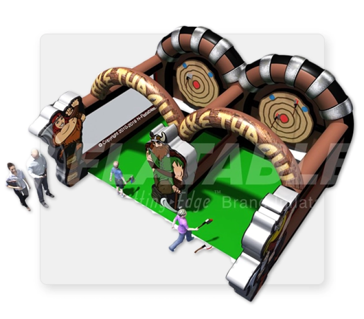 Viking Axe Throw 21'x19'x12' - Inflatable Adventures in Sacramento, CA